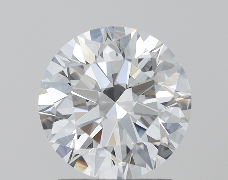 1.32 Carat Round Shaped Ideal Cut F-VVS2 IGI Certified Lab Grown ...